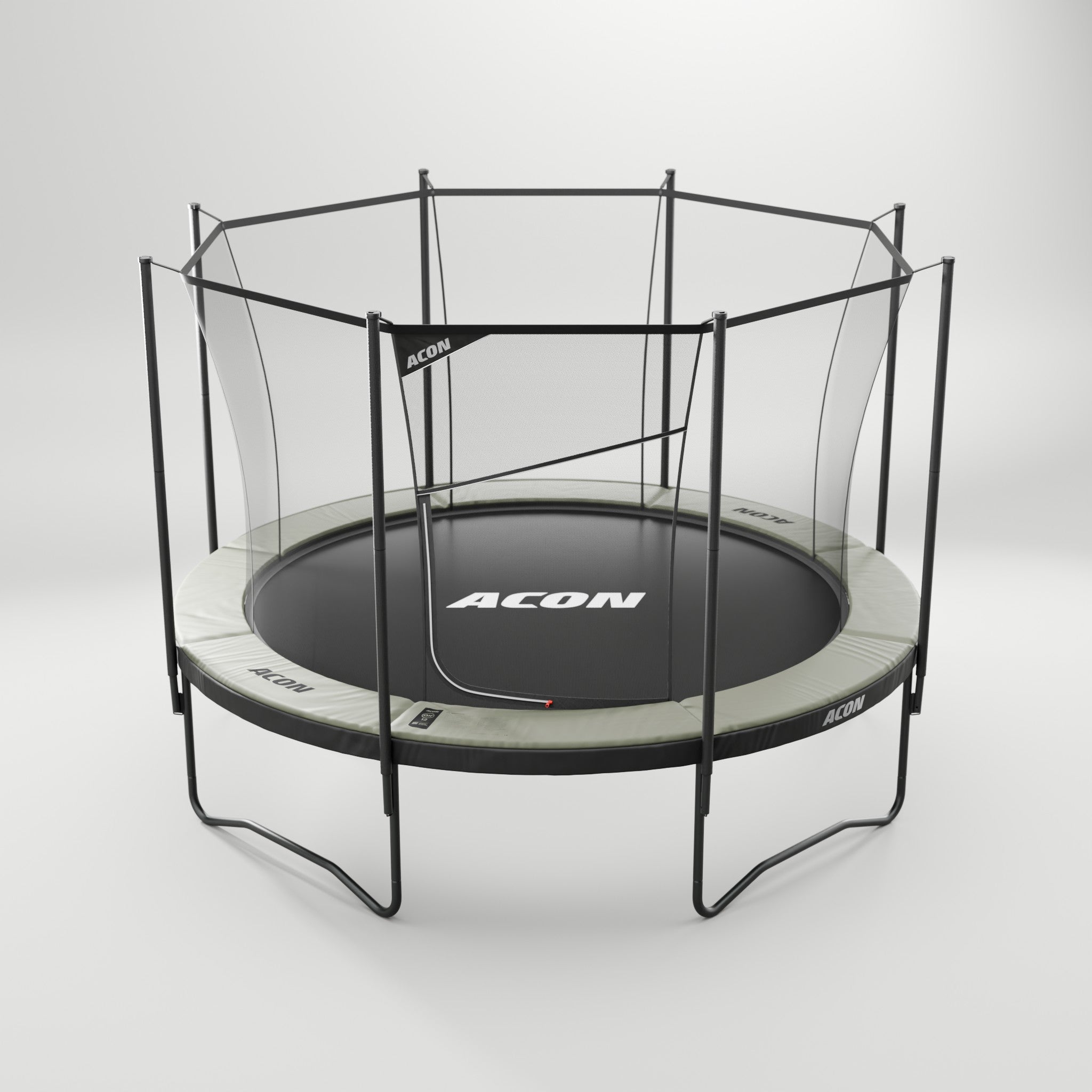 ACON Air 3.7 m Trampoline with Safety Net – Compact Design, Premium ...